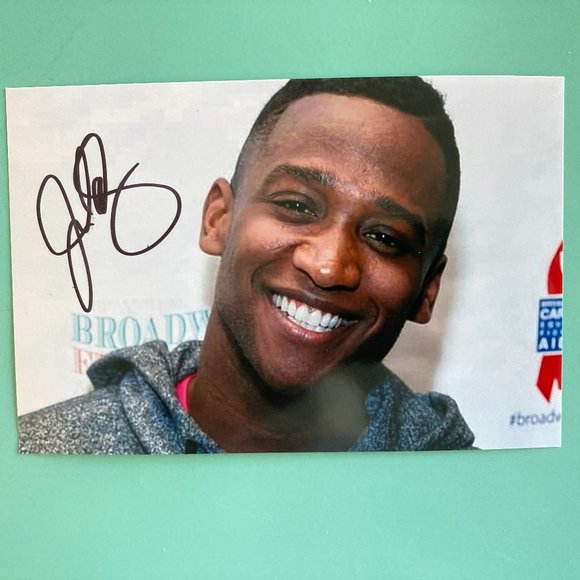 Autograph | Other | Jelani Remy Signed Photo 4x6 Broadway In Disneys ...